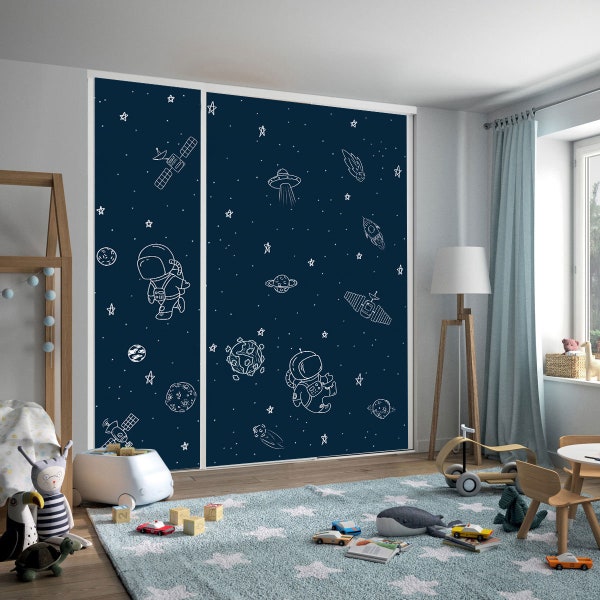 Rainbow Wall Decal Closet - Etsy