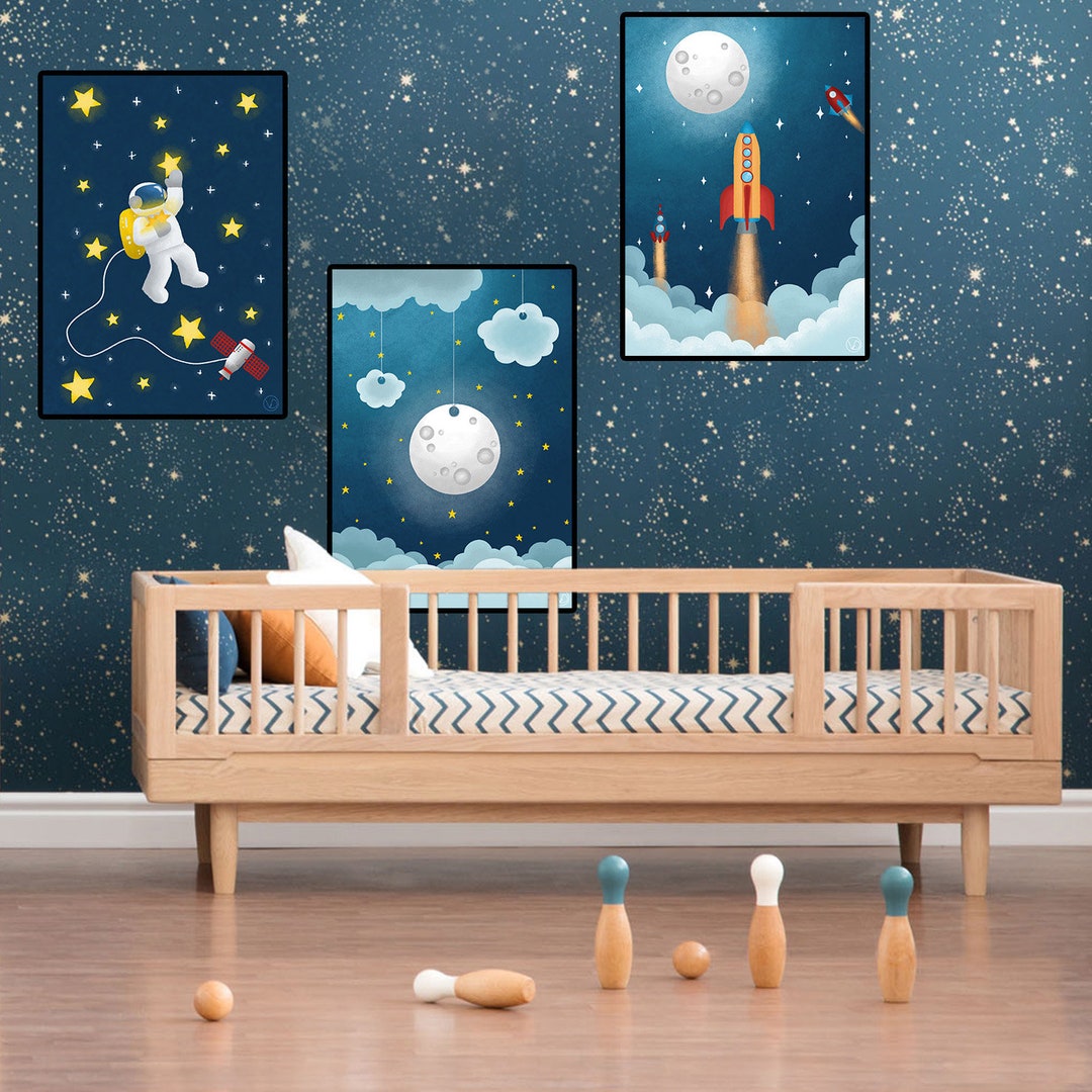 Set of 3 A3 Space Posters - Etsy