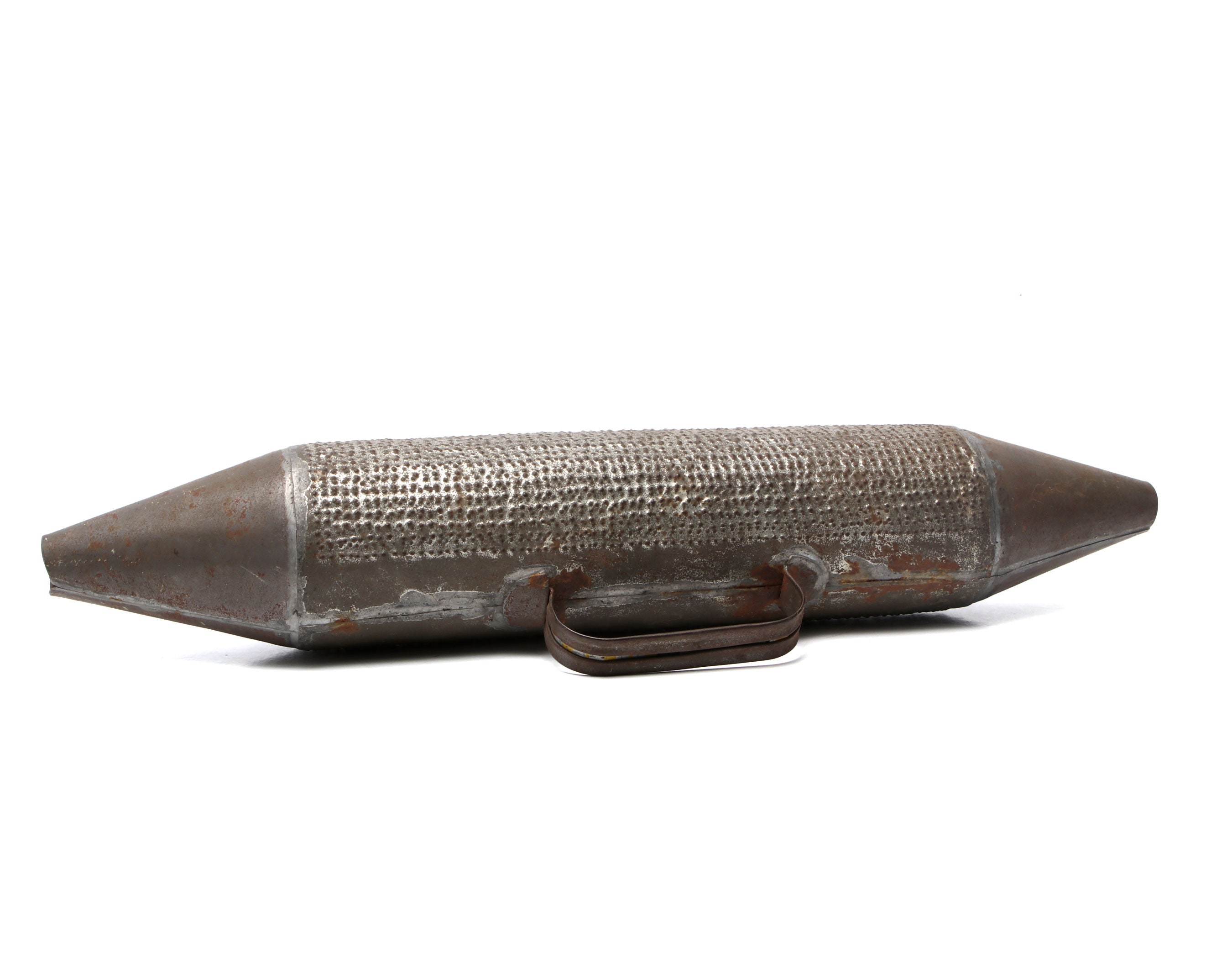 Vintage Metal Torpedo Guiro Scrapper Latin Percussion Handmade Music ...