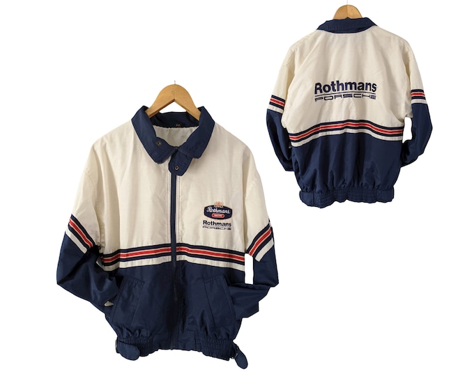 Vintage Official Rothmans Porsche Racing Jacket Driver Management 1980s ...