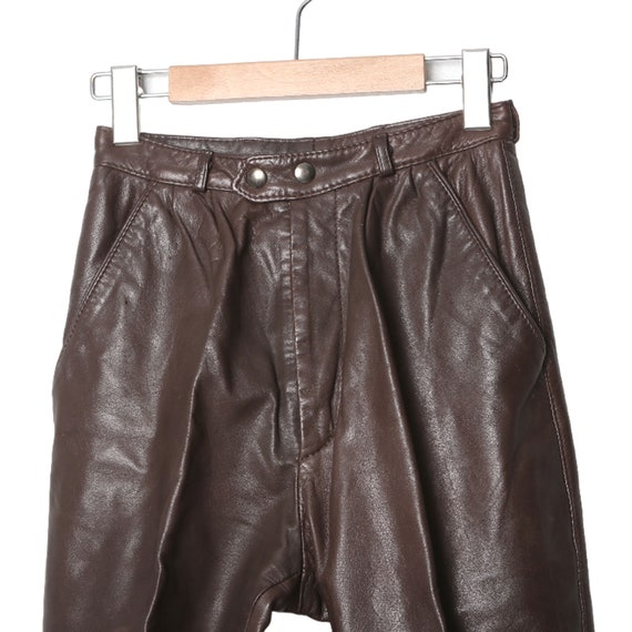 Vintage The Olde Hide House Leather Pants Trousers Br… - Gem
