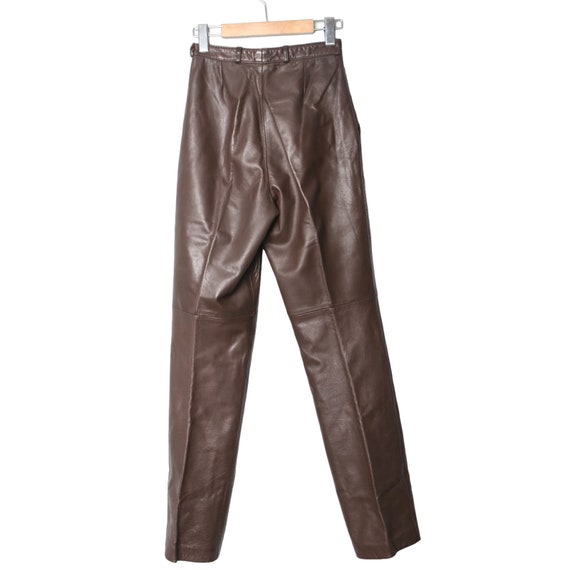 Vintage The Olde Hide House Leather Pants Trousers Br… - Gem