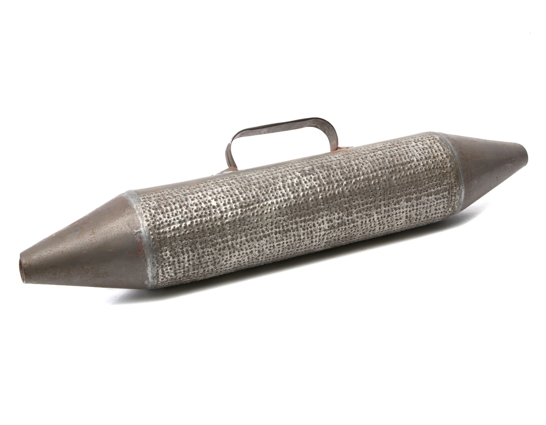 Vintage Metal Torpedo Guiro Scrapper Latin Percussion Handmade Music ...