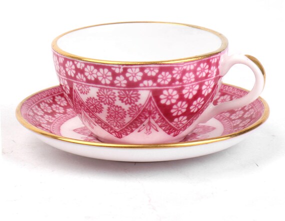 Vintage SPODE Copeland Miniature Mini Pink Primrose Teacup & | Etsy