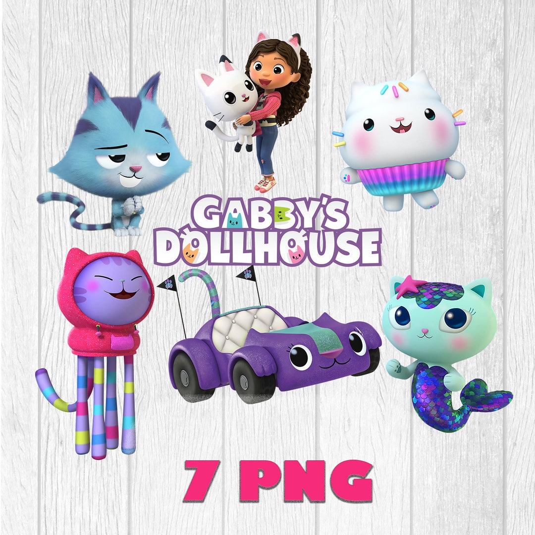 Gabby's Dollhouse PNG Bundle (digital Download) - Etsy