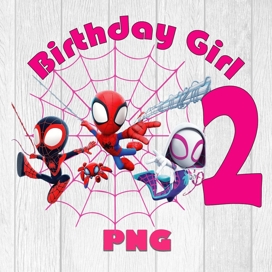 Spidey and His Amazing Friends Png 2 Birthday Girl, Superhero PNG ...