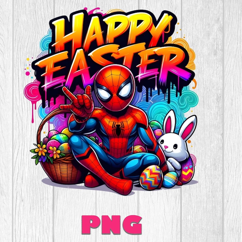 Spiderman Easter - Etsy