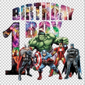 Avengers Birthday Boy Clipart Png, Super Heroes Avengers Png, Avengers ...