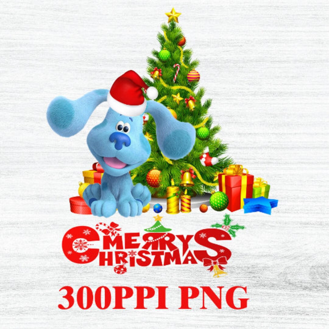 Blues Clues PNG Merry Christmas PNG 300ppi-blue's Clues Digital File ...