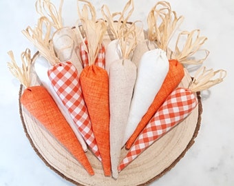 Fabric Carrot Easter Decor Farmhouse Fabric Carrots Rustic - Etsy