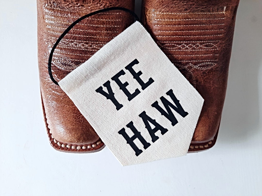 Yeehaw Cowgirl Wall Hanging Canvas Banner Country Western Penant Home ...