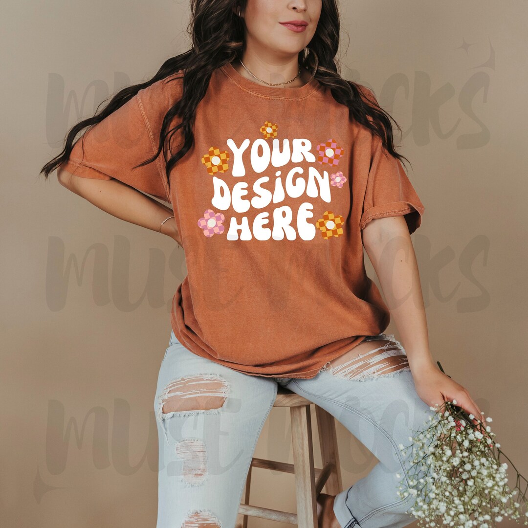 Comfort Colors Mockup Comfort Colors 1717 Comfort Colors Yam Mockup ...