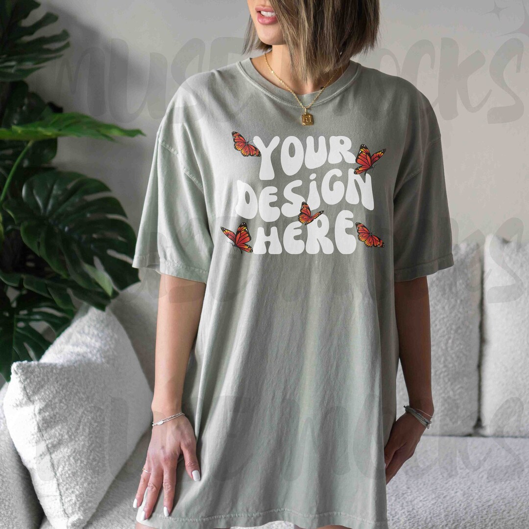 Sandstone Comfort Colors Mockup 1717 Comfort Colors Tshirt Mockups ...