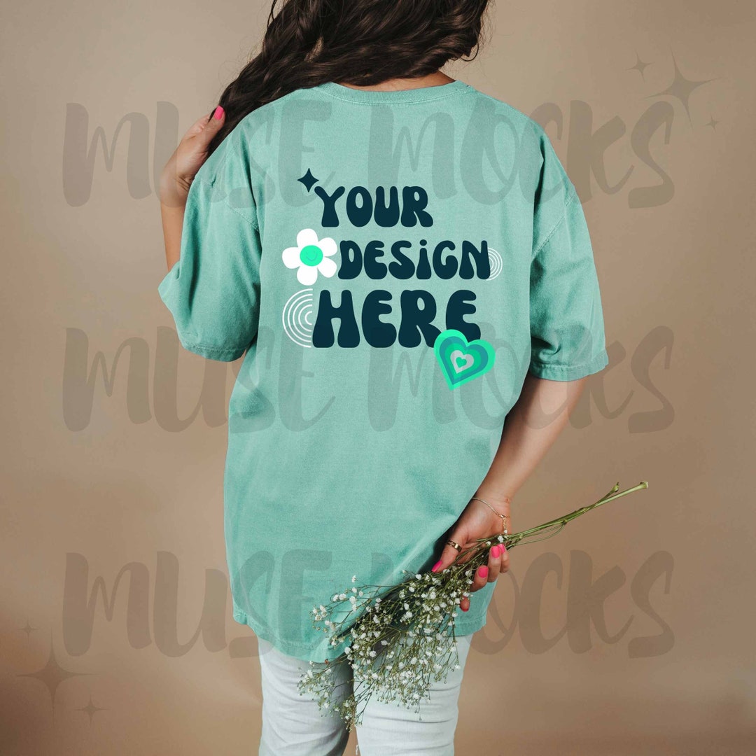 Comfort Colors Mockup Comfort Colors 1717 Comfort Colors Chalky Mint ...