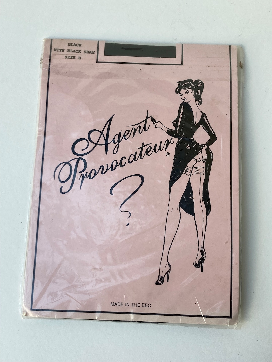 Rare Vintage Agent Provocateur Pin up Seamed Stockings Size B medium ...