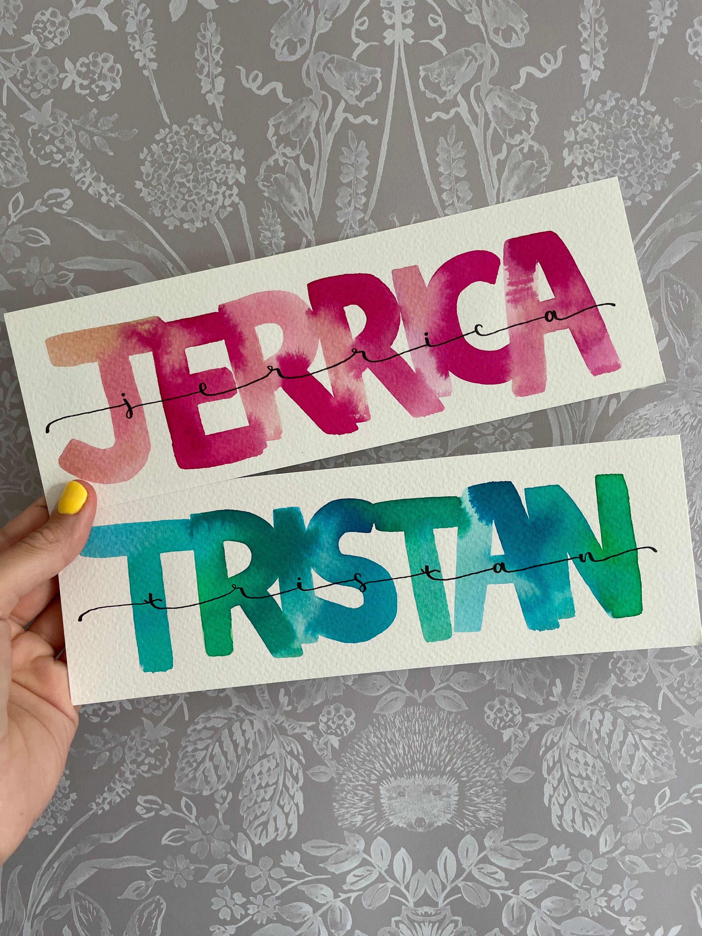 Custom lettering | Etsy