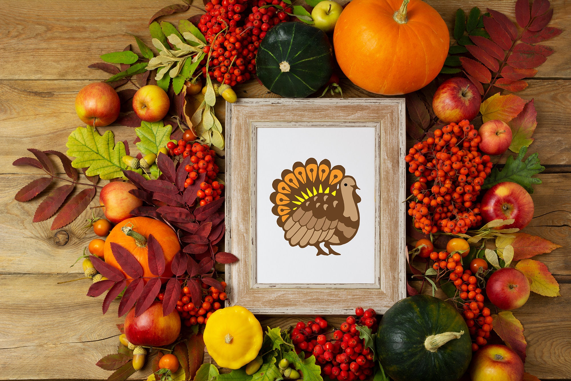 THANKSGIVING TURKEY SVG Cut File Cricut Silhouette - Etsy