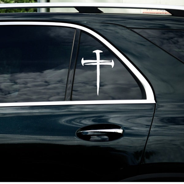Cross Decal - Etsy
