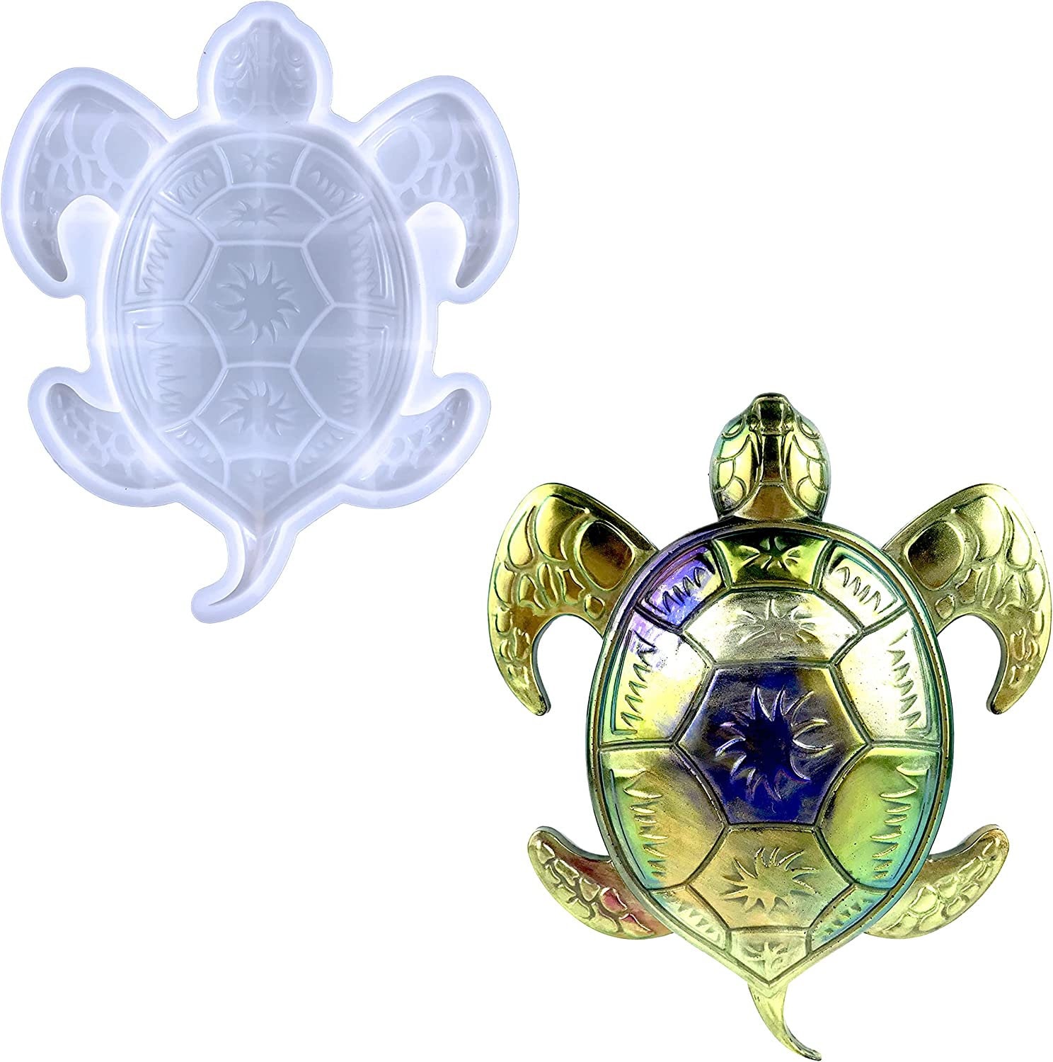 Silicone Resin Mold Unique Sea Turtle Epoxy Resin Molds for Soap Mold ...