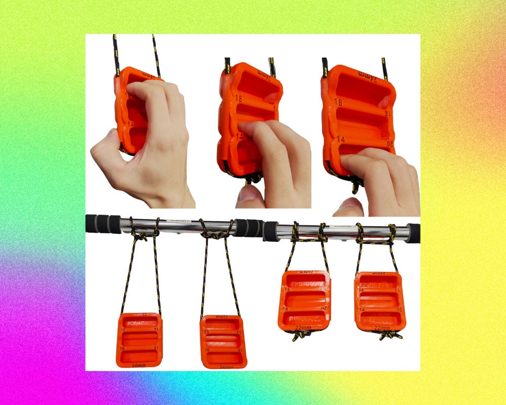 STL 3D Model Climbing Campus Board Portable Hangboard Finger Strength ...