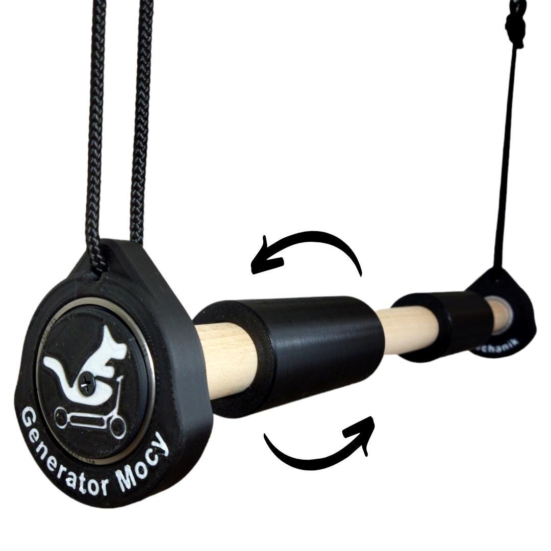 Spinning Bar for 100 Seconds Hang Challenge Competition - Rotatable ...