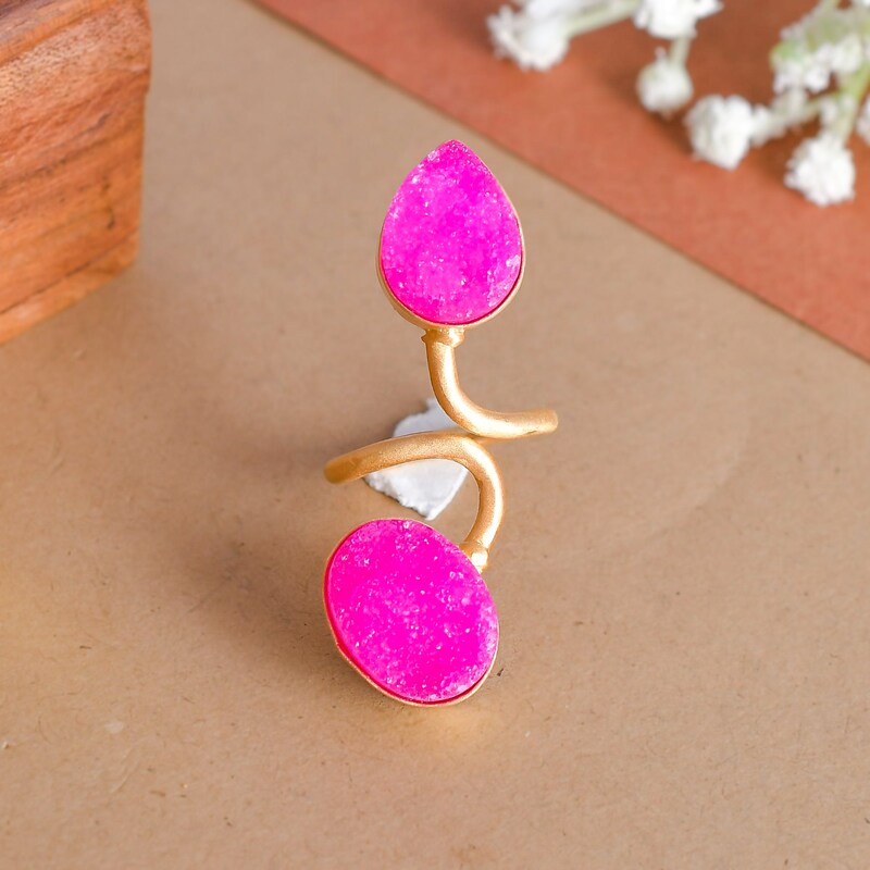 Druzy Ring - Etsy