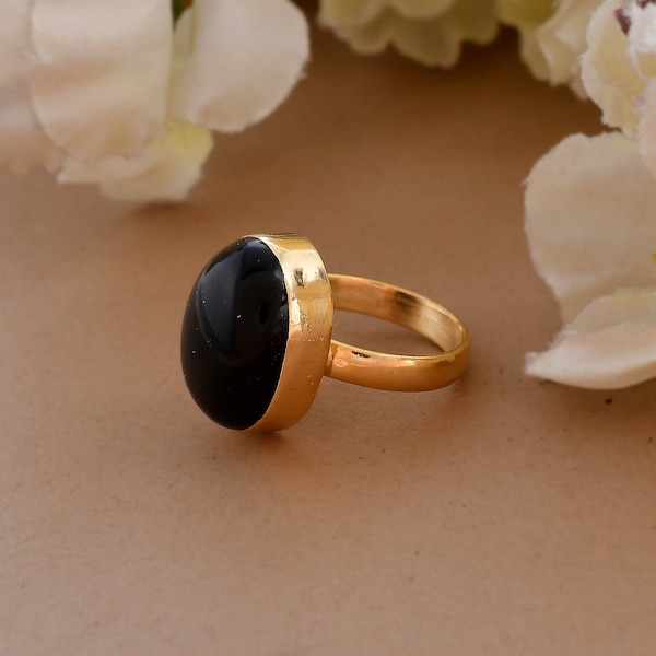 Black Onyx Ring - Etsy