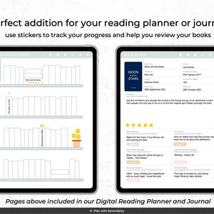 Digital Reading Stickers, Digital Stickers, Goodnotes Stickers, Digital ...