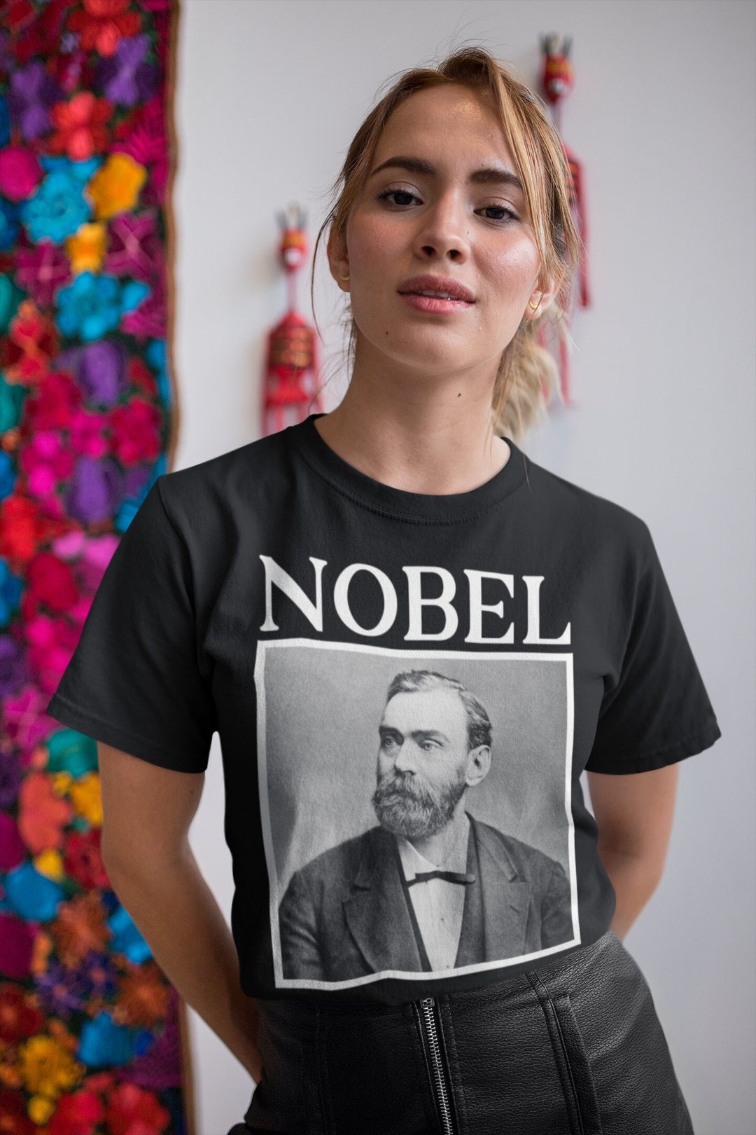 Alfred Nobel Shirt, Inventor Portrait Tee, Science Enthusiast Gift ...