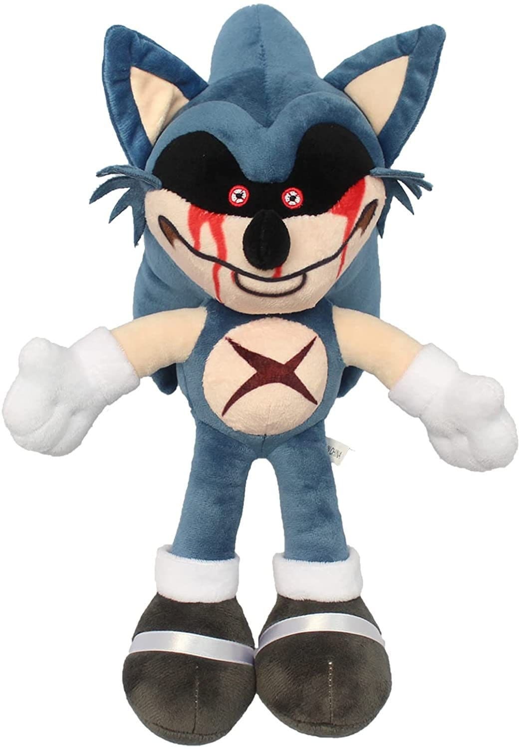 Sonic.EXE Plush exe. Blood Sonic 14 Blue Hedgehog Plush | Etsy México