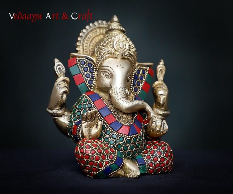 Ganesha Statue Brass Ganesh Statue Ganesh Figurine Ganesha - Etsy