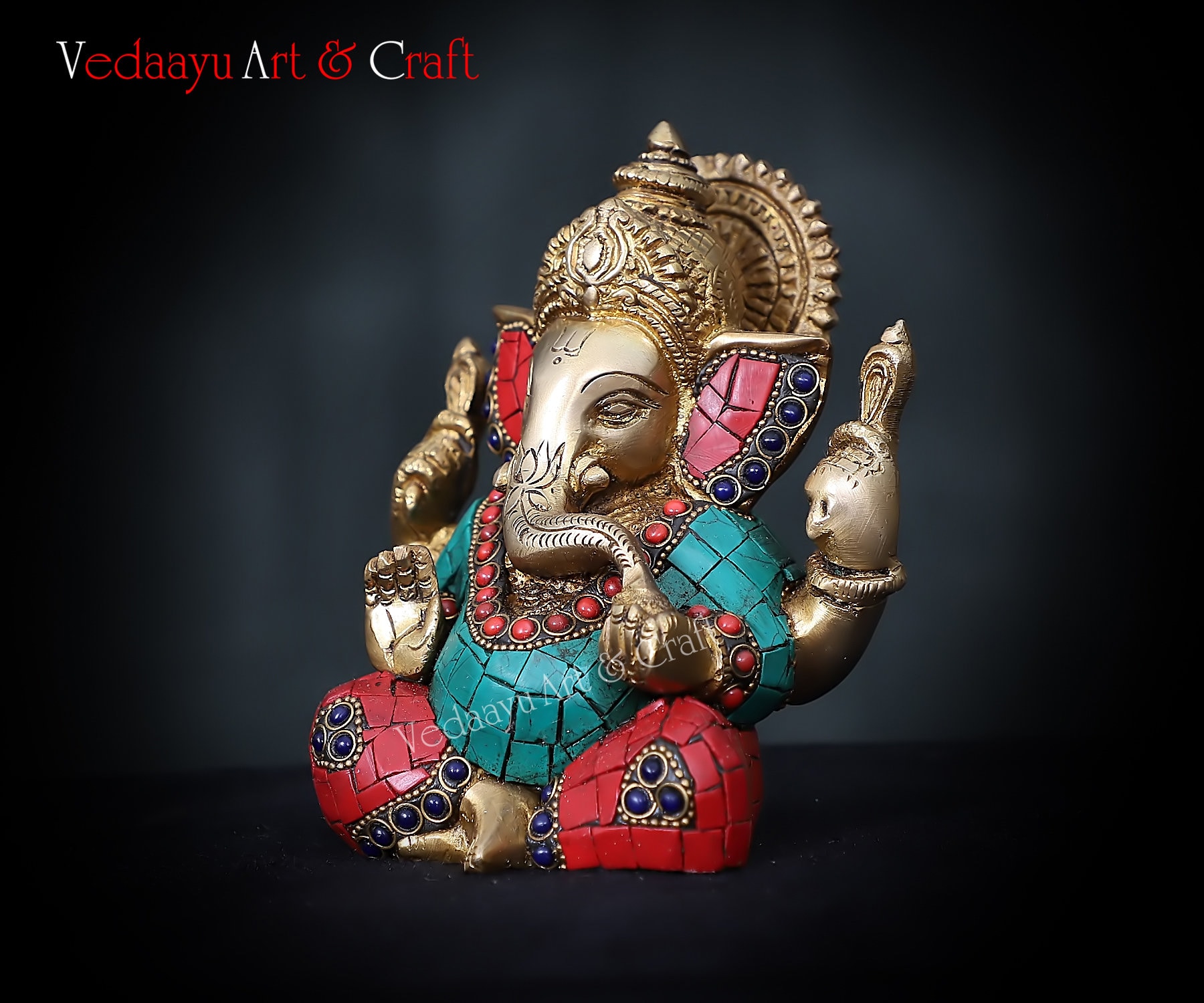 Brass Lord Ganesha Statue, Hindu God Sculpture, Home Decor - Etsy