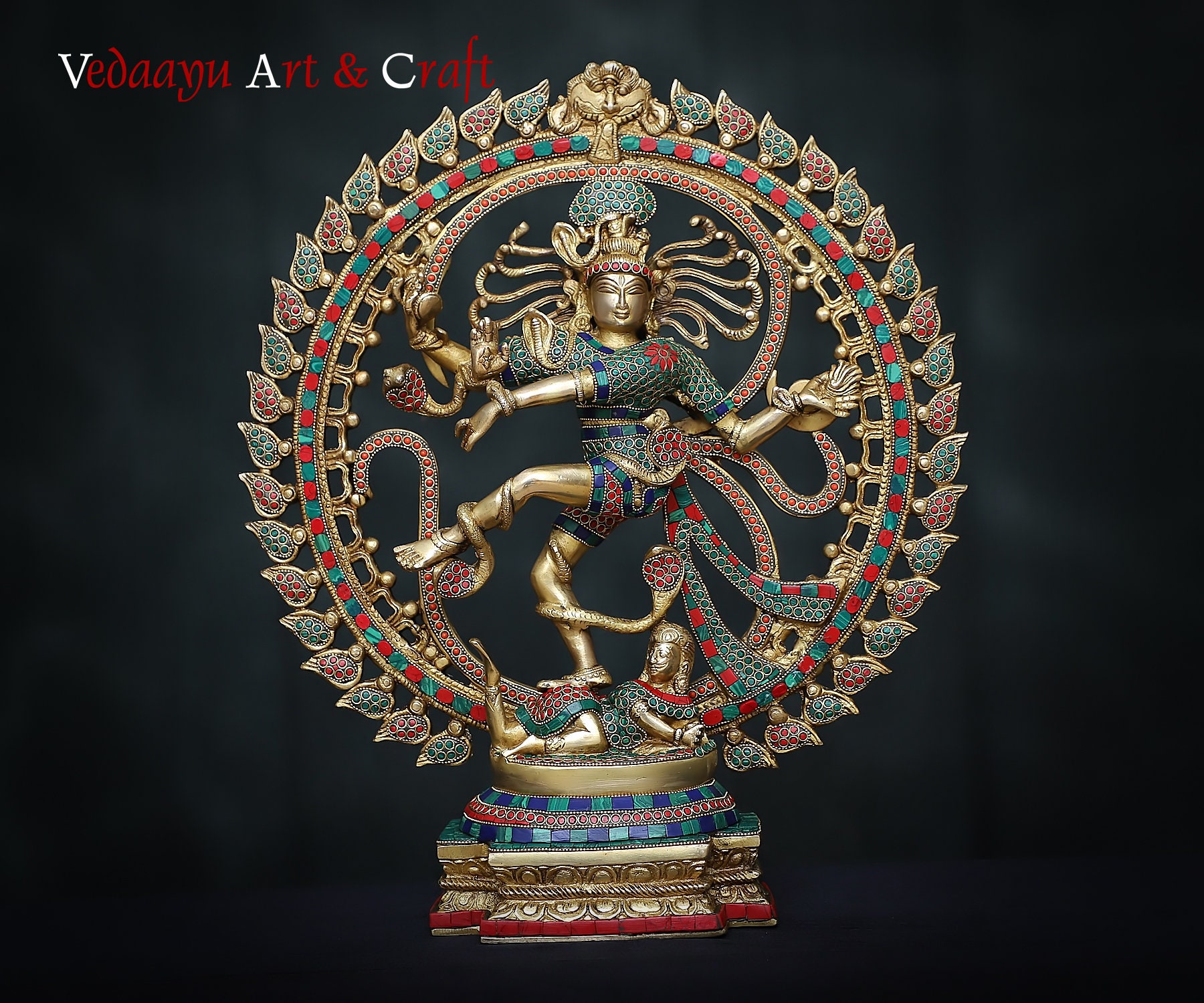 Lord Shiva Dancing Natraj Statue Brass Nataraja Statue Brass Shiva Idol ...