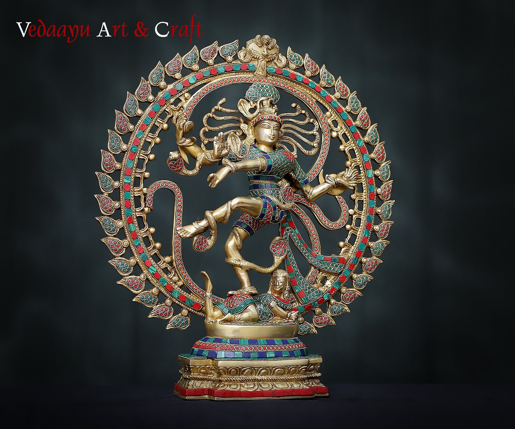 Lord Shiva Dancing Natraj Statue Brass Nataraja Statue Brass Shiva Idol ...