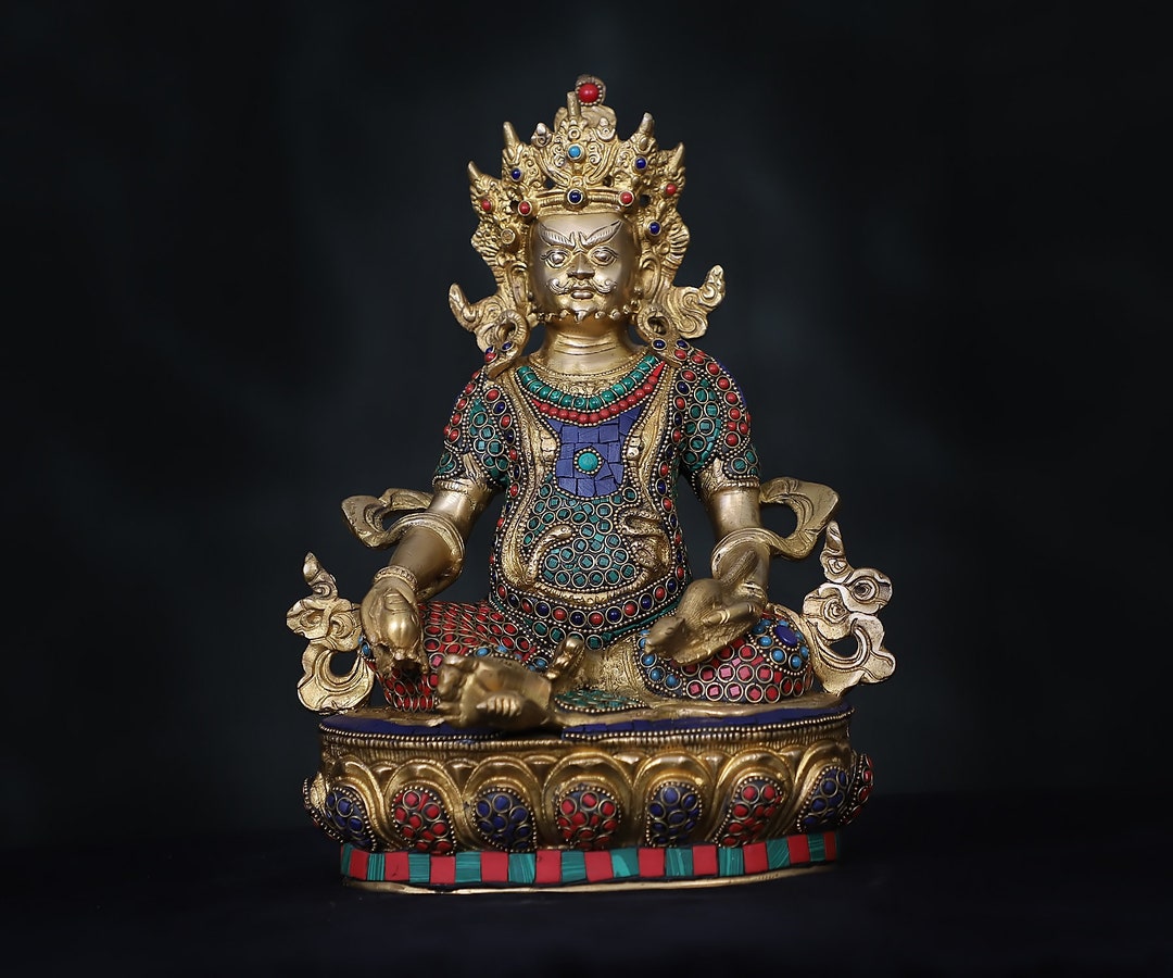 Lord Kuber Statue Brass, 30 CM Kuvera Idol, Dhan Kuber Ji Maharaja ...