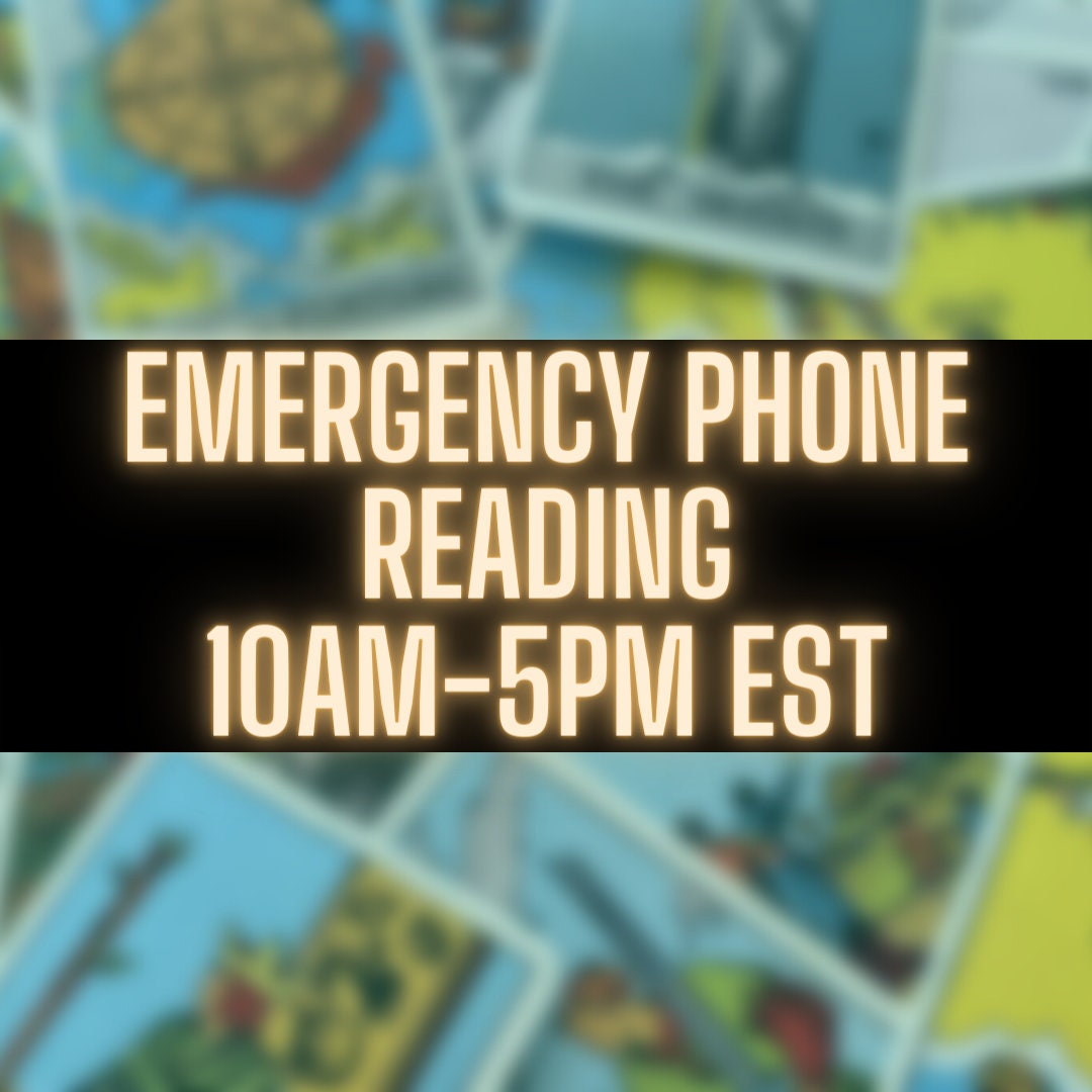 Emergency Phone Reading ~~30 Minutes - Etsy