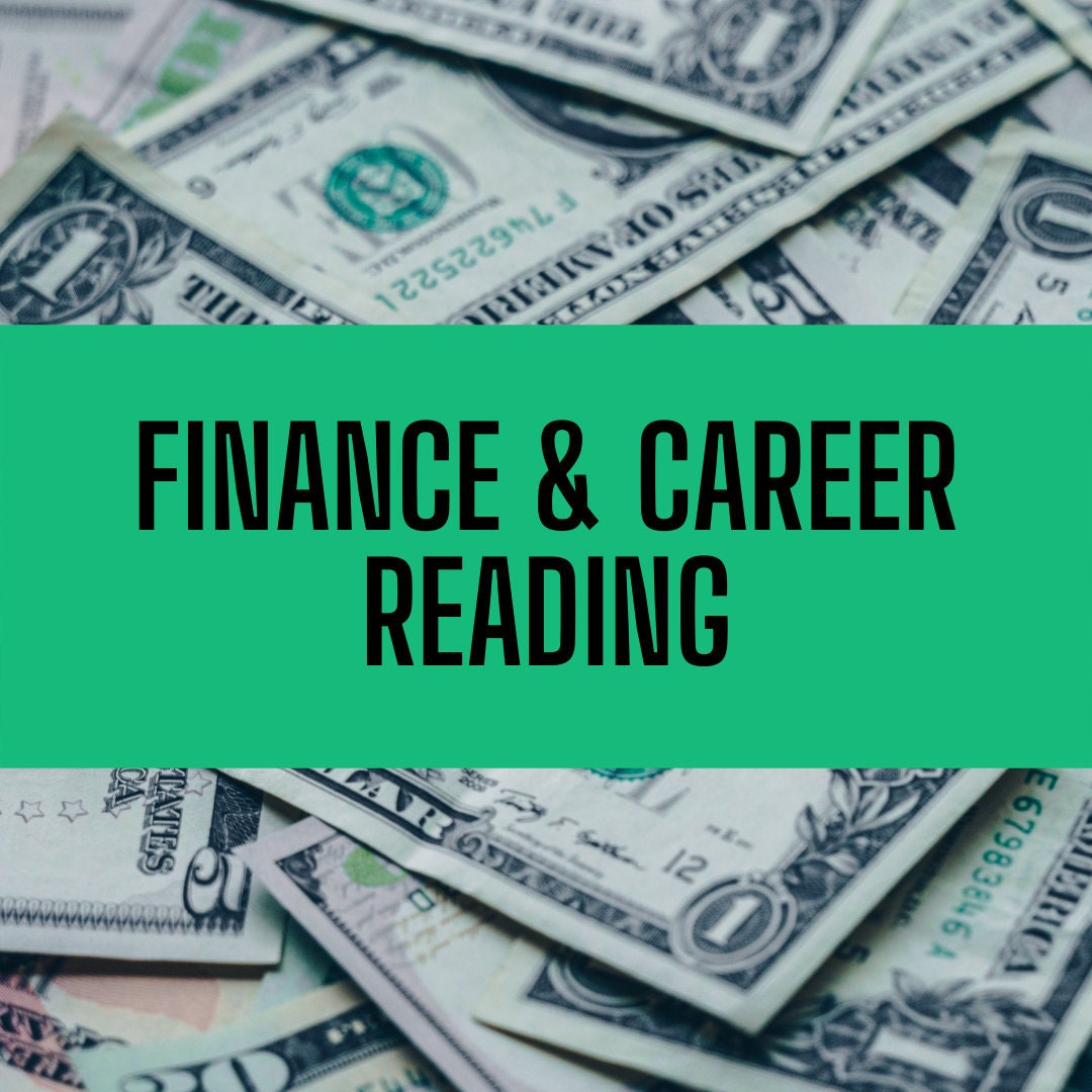 Finance & Career Reading - Etsy