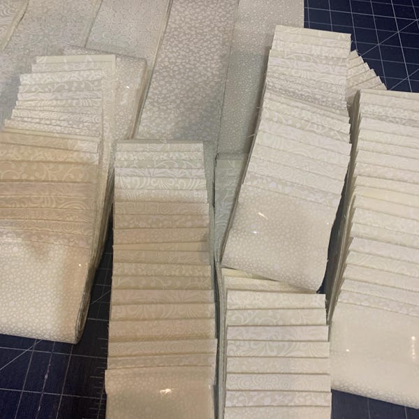 White Tonal Fabric - Etsy