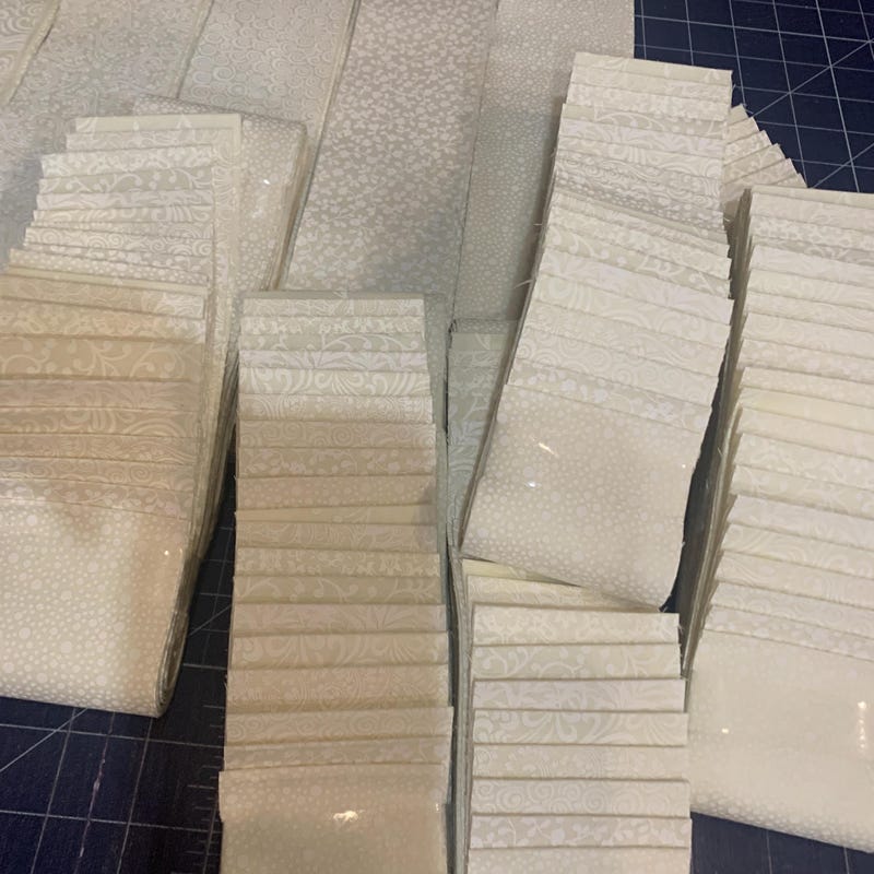 White Tonal Fabric - Etsy