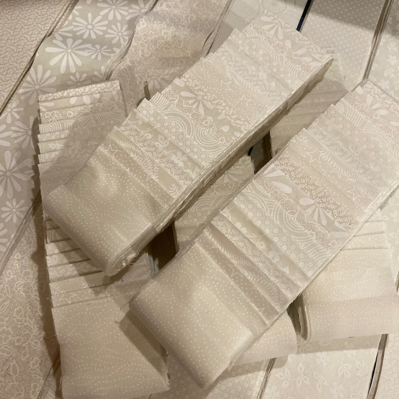White Tonal Fabric - Etsy