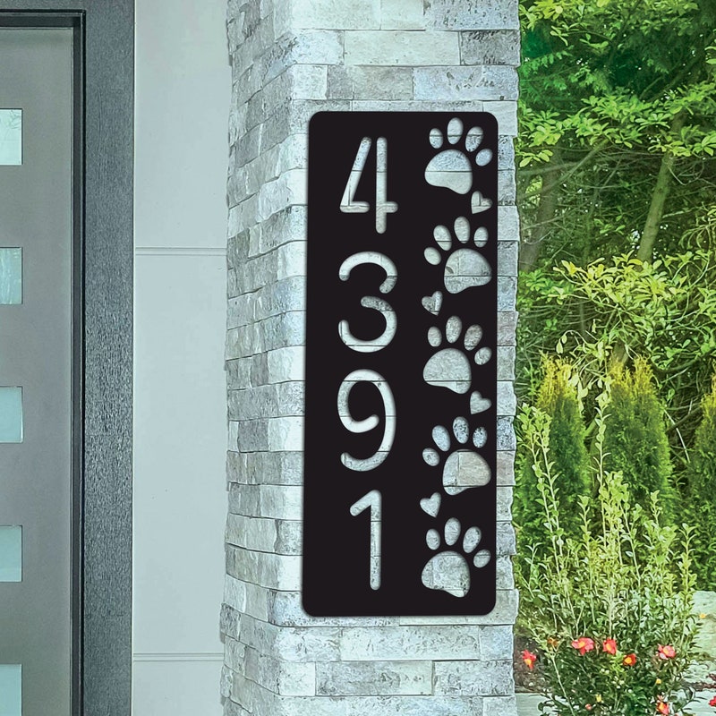 Paw Print Sign - Etsy
