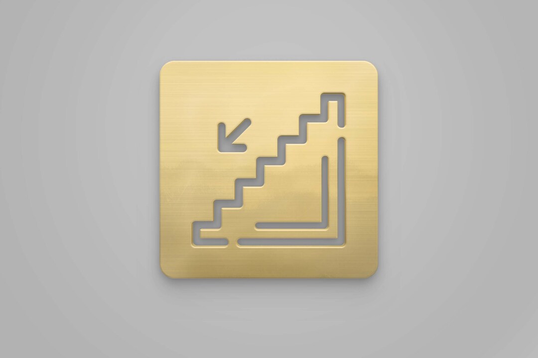 Stairs Sign, Exit Stairs Sign, Stairs Door Sign, Sign for Stairs - Etsy