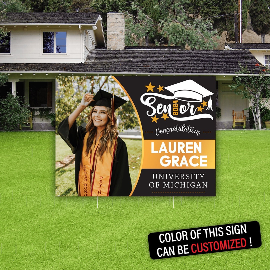 Graduation Lawn Signs, Yard Signs, Outdoor Lawn Decorations, Lawn ...