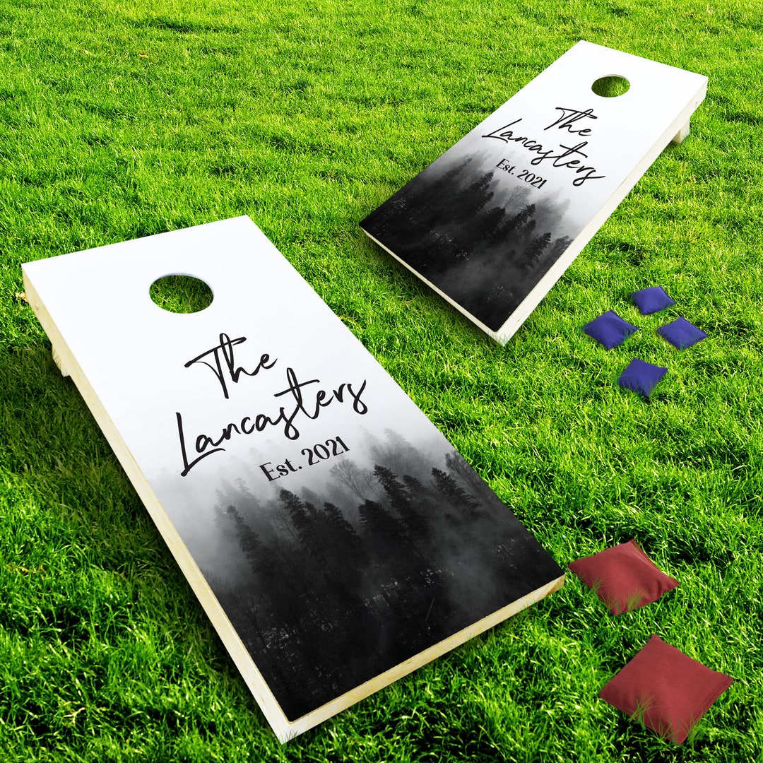 Monogram Cornhole Boards, Backyard Games, BBQ Games, Tailgating ...