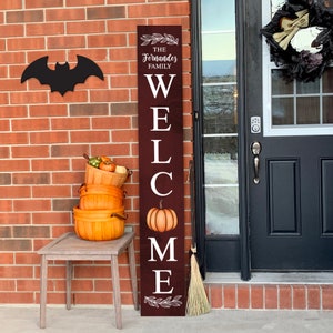 Fall Welcome Sign, Autumn Welcome Sign, Welcome Sign Front Door ...