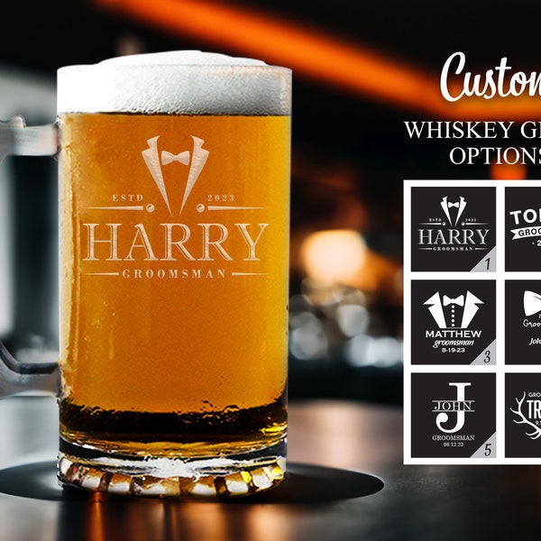 Personalized Custom Beer Mug Etsy