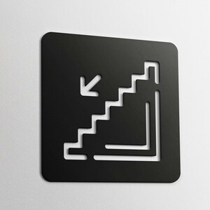 Stairs Sign, Exit Stairs Sign, Stairs Door Sign, Sign for Stairs - Etsy