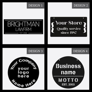 Custom Metal Sign, Metal Logo, Steel Sign, Metal Wall Decor, Large Sign ...