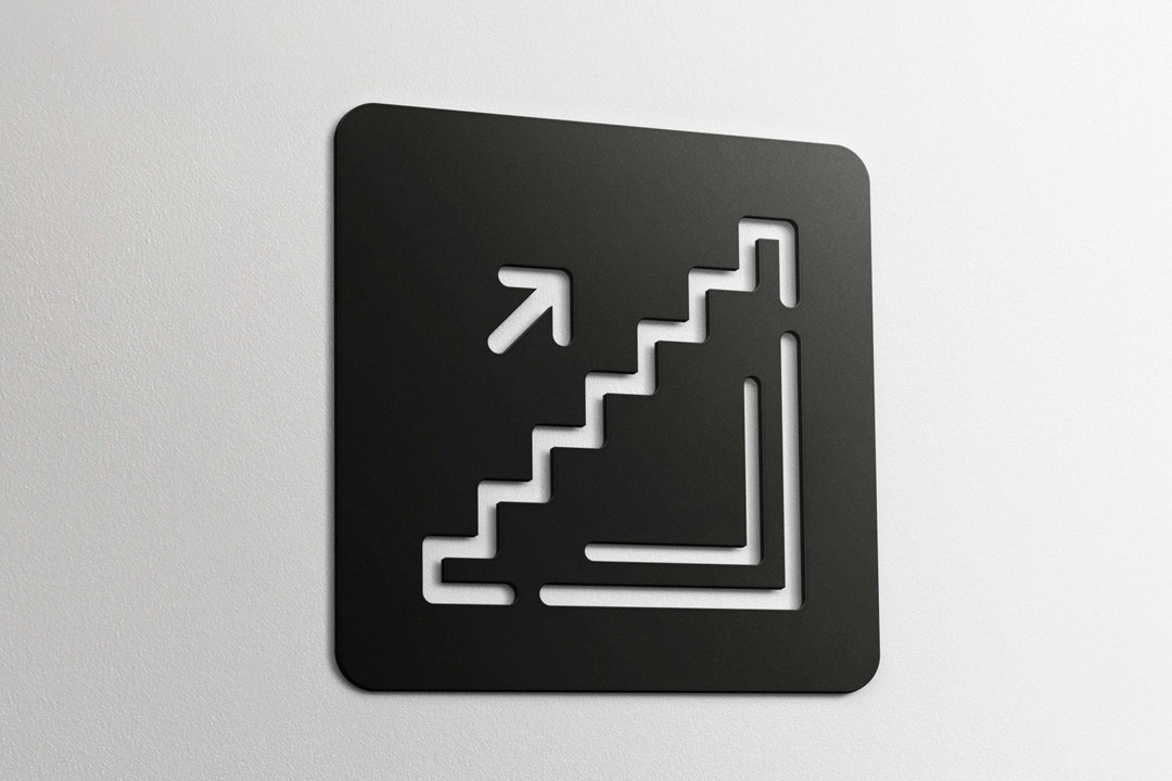 Stairs Sign, Exit Stairs Sign, Stairs Door Sign, Sign for Stairs - Etsy