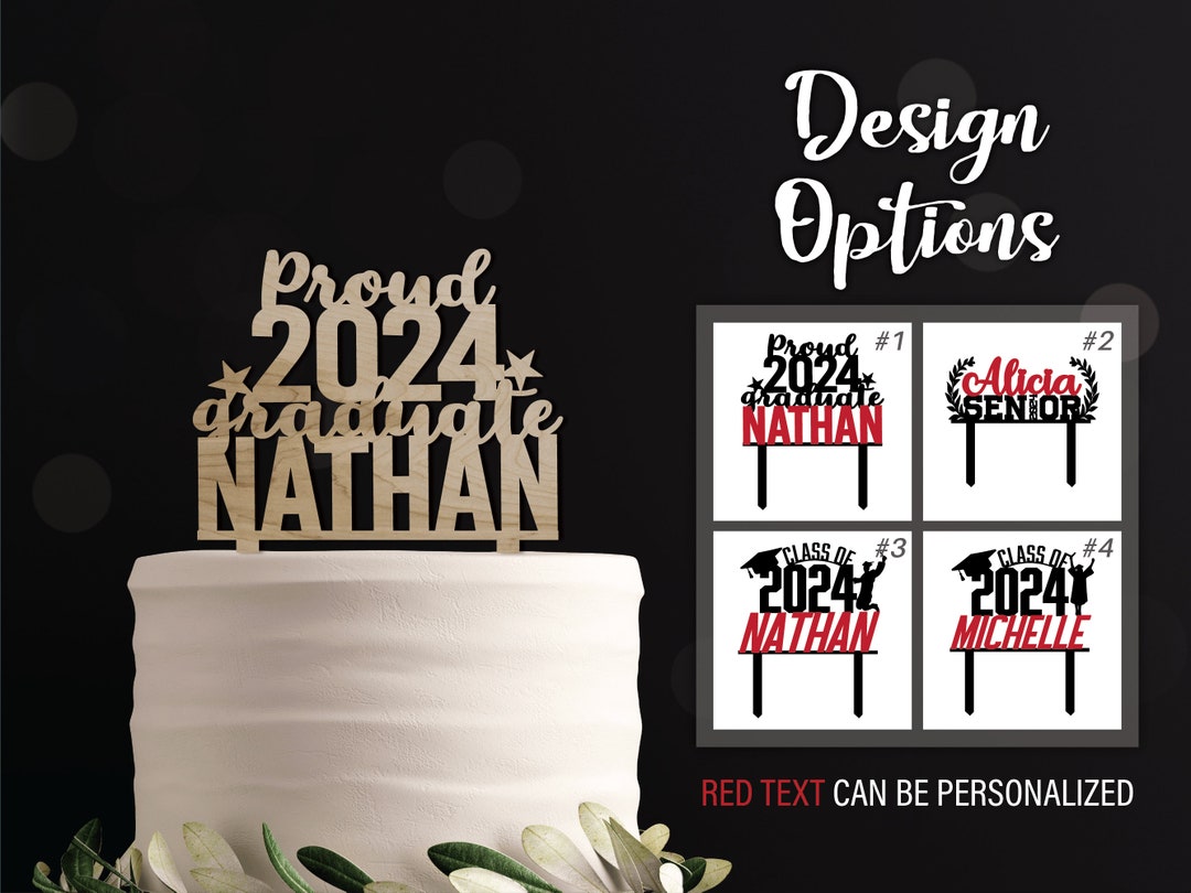 Graduation Cake Topper, Custom Graduation Topper, Graduation Decor ...